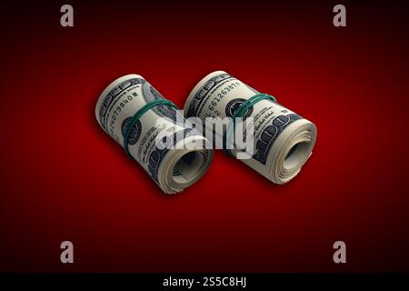 5 British pounds bills printed in money production conveyor. Collage of ...