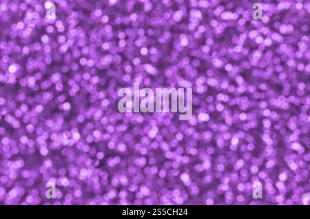 Blurred purple decorative sequins. Background image with shiny bokeh ...