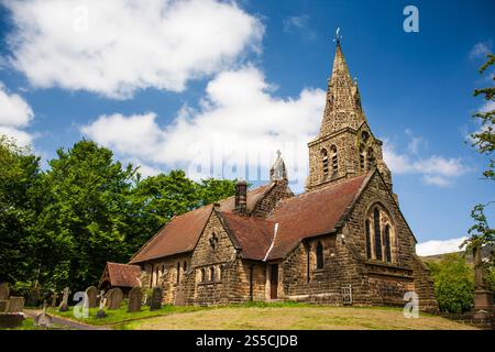 The Church of the Holy and Undivided Trinity, Edale village, Derbyshire ...