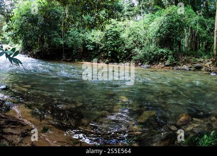 Waterfall that is a layer in Thailand Stock Photo - Alamy