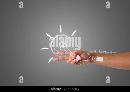 Hand writing sign Loading.... Concept meaning applying an extra amount ...