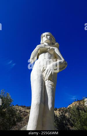 Statue of Aphrodite at Adonis Waterfall and Baths, Tourist Destination ...