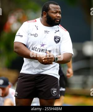 Ox Nche of the Hollywoodbets Sharks during the Hollywoodbets Sharks URC ...