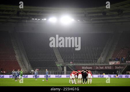 ALKMAAR - Ajax fans during the round of 16 of the KNVB Cup match ...