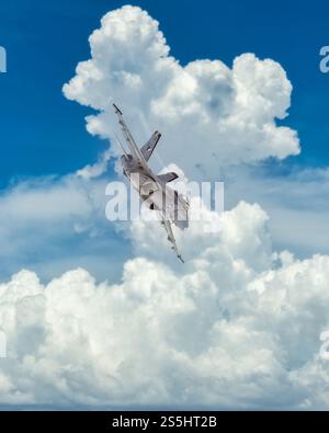 American fighter jet flying in a dramatic sky Stock Photo - Alamy