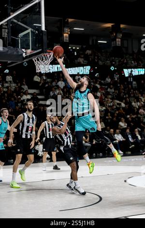 #10 Regimantas Miniotas of BC WOLVES TWINSBET VILNIUS goes for the ...
