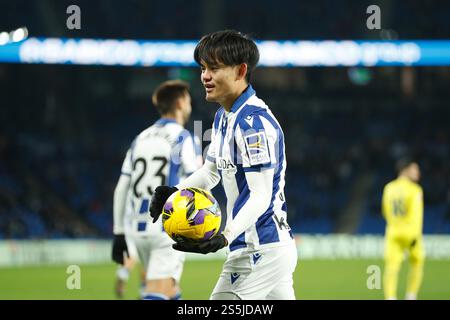 San Sebastian, Spain. 13th Jan, 2026. Luka Sucic (Sociedad) Football ...