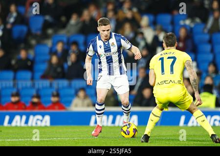 San Sebastian, Spain. 13th Jan, 2026. Luka Sucic (Sociedad) Football ...