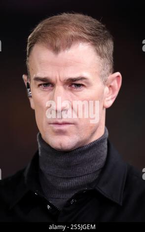 TNT Sports pundit Joe Hart before the Emirates FA Cup fourth round ...