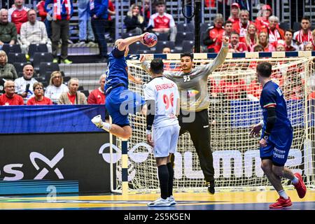Jeremi Pirani of Italy during Men's EHF Euro 2026 - Poland vs Italy ...