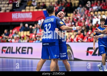 Jeremi Pirani of Italy during Men's EHF Euro 2026 - Poland vs Italy ...