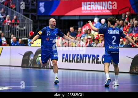 Jeremi Pirani of Italy during Men's EHF Euro 2026 - Poland vs Italy ...