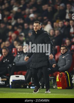 Rotterdam - Excelsior Rotterdam coach Ruben den Uil during the thiry ...