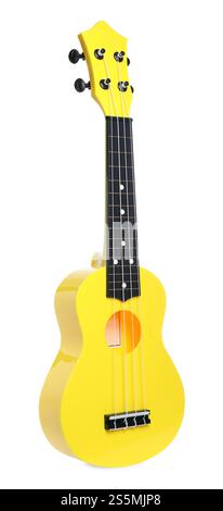 One ukulele isolated on white. String musical instrument Stock Photo ...