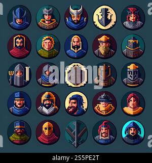 warrior medieval character avatar ai generated. armor costume, history ...