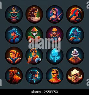 background fantasy character avatar ai generated. magic fairy, medieval ...