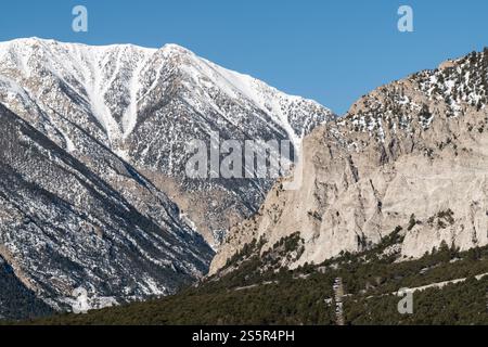 Chalk cliffs of Mount Princeton near Buena Vista, Colorado, USA Stock ...