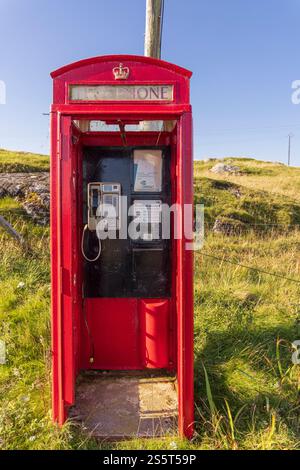 September 20, 2024. Scotland, Hebrides. Isle of Barra. Barra Airport ...