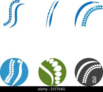 Spine logo diagnostics symbol design Stock Vector Image & Art - Alamy