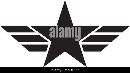 Military Wave Logo Template vector symbol nature Stock Vector Image ...