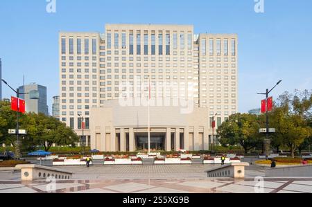 Shanghai, China. January 7, 2025. External view of the Shanghai ...