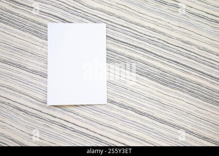 Blank card mockup in kraft envelope among natural organic cosmetics and ...