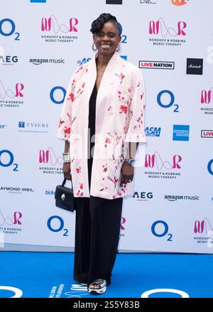 Gillian Joseph attends the Nordoff and Robbins O2 Silver Clef Awards at ...