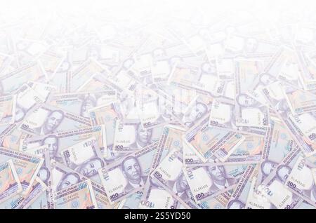 Manuel A Roxas on 100 piso Philippines money bill close up fragment ...