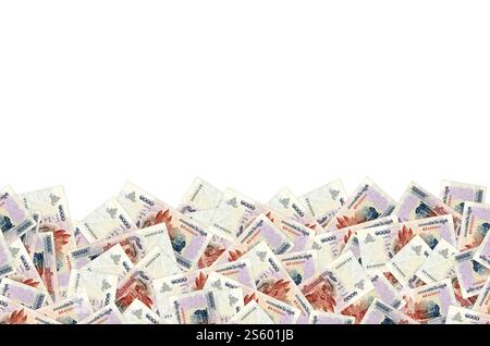 Pattern of 1000 Cambodian riels banknote is national currency of ...