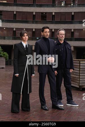 Guy Pearce, left, and Adrien Brody attend the New York Film Critics ...