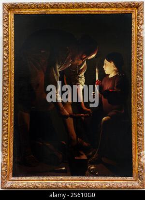Saint Joseph, the Carpenter. Museum: Musee du Louvre, Paris. Author ...