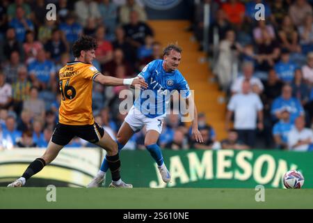 Jack Diamond #7 of Stockport County F.C. in action during the Sky Bet ...
