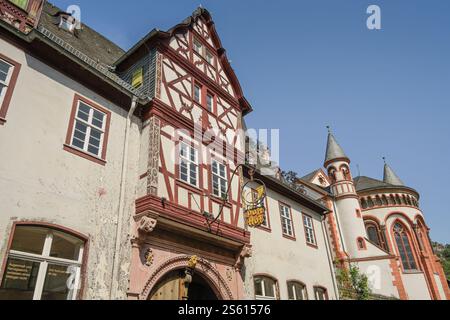 Alter Posthof, Oberstraße, Altstadt, Bacharach, Rheinland-Pfalz ...