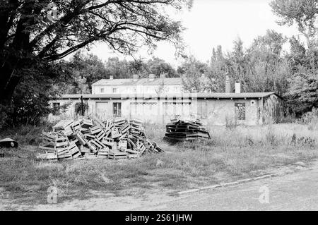 Post World War 2 Reconstruction Build Temporary Tract Houses in Berlin ...