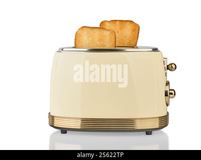Bread toaster isolated on the white background Stock Photo - Alamy