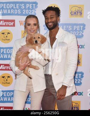 Faye Winters and Teddy Soares attends 'The Mirror People's Pet Awards ...