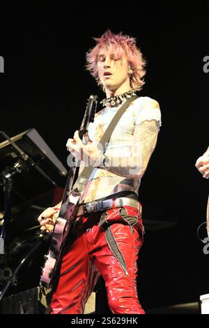 Machine Gun Kelly performs on NBC's Today show at Rockefeller Plaza on ...