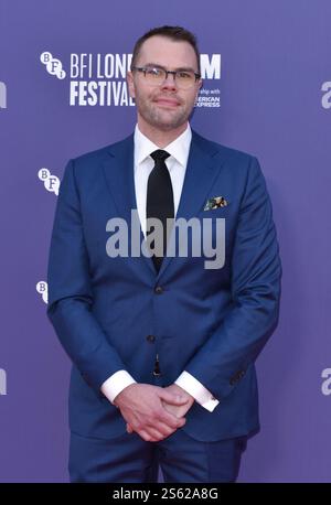London, UK. Samuel D. Hunter at The Whale premiere. Royal Festival Hall ...