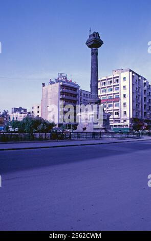 Column at Marjeh Square, Damascus, Syria. This bronze column was ...