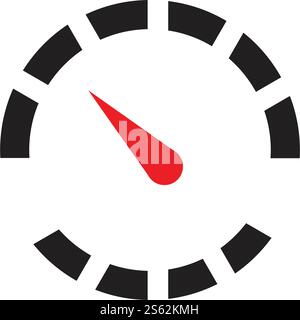 speedo meter logo icon template design Stock Vector Image & Art - Alamy