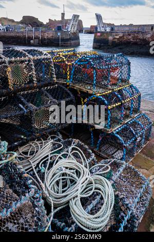 Dunbar - Cromwell Harbour, one of the two harbour basins of the ...