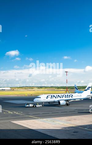 Finnair (is the flag carrier and largest airline of Finland), Airbus ...