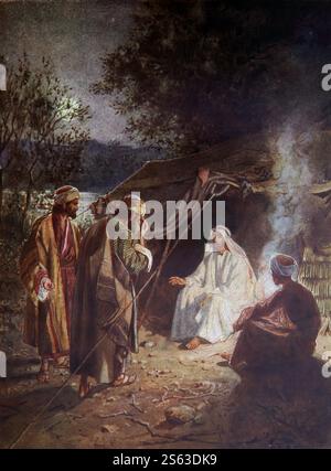 Colour Plate of John the Baptist, Andrew, Simon Peter, Philip and ...