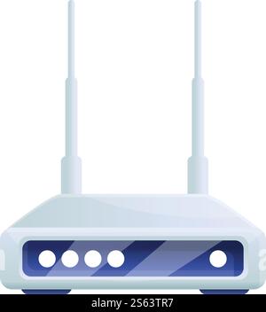 router dsl modem cartoon vector illustration Stock Vector Image & Art ...