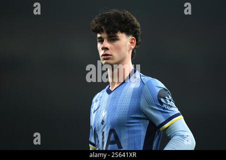 Tottenham Hotspur's Archie Gray during a training session at the ...