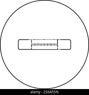 Electric fuse circuit symbols Overload protection Fusible element icon ...