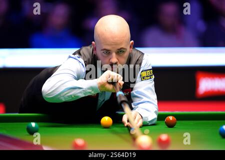 Luca Brecel during his last of 16 match against Chris Wakelin on day ...
