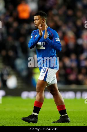 Rangers' Hamza Igamane during the William Hill Premiership match at ...