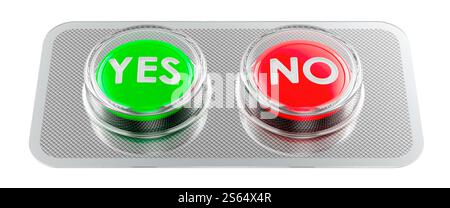 two packs of round pills in blister pack isolated on white background ...