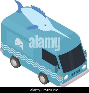 Fried fish icon, isometric style Stock Vector Image & Art - Alamy